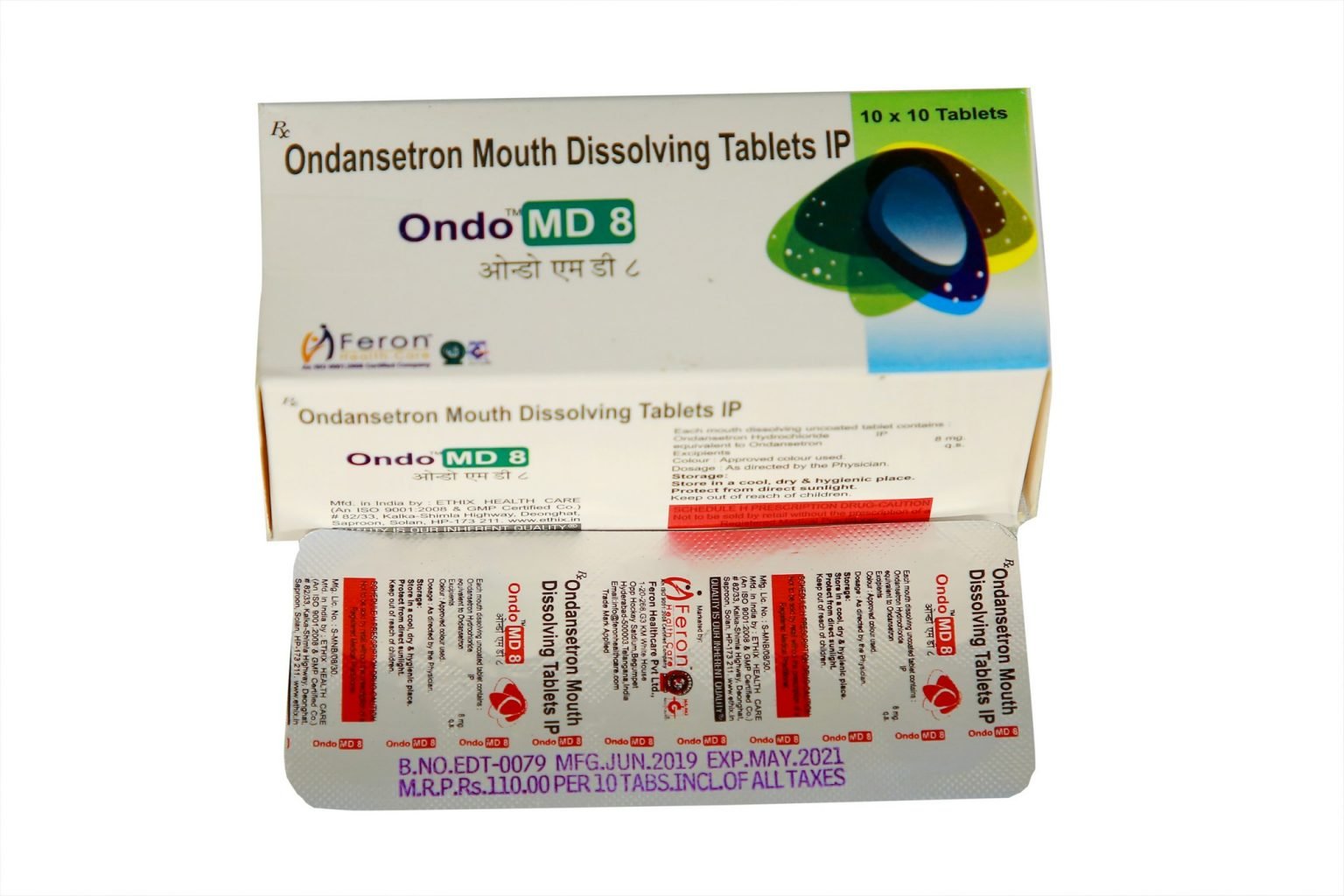 ONDO-MD 8mg Tablets – Feron Healthcare